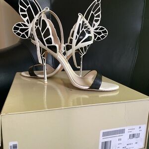 Sophia Webster | Shoes | Sofia Webster Evangeline Butterfly Wing Heels ...